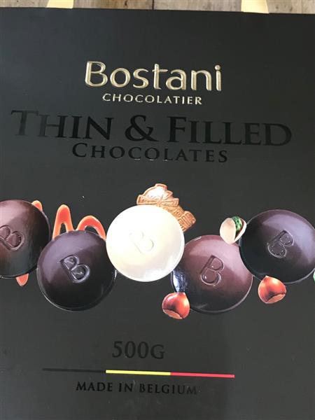 Bostani 500G Thin & Filled Choclates